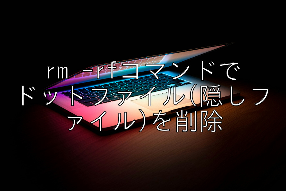 rm -rfコマンドでドットファイル(隠しファイル)を削除